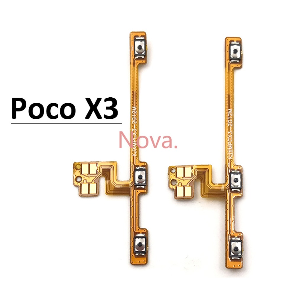 New Compatible For Xiaomi Poco X3 NFC / Poco M3 Power Button On Off ...