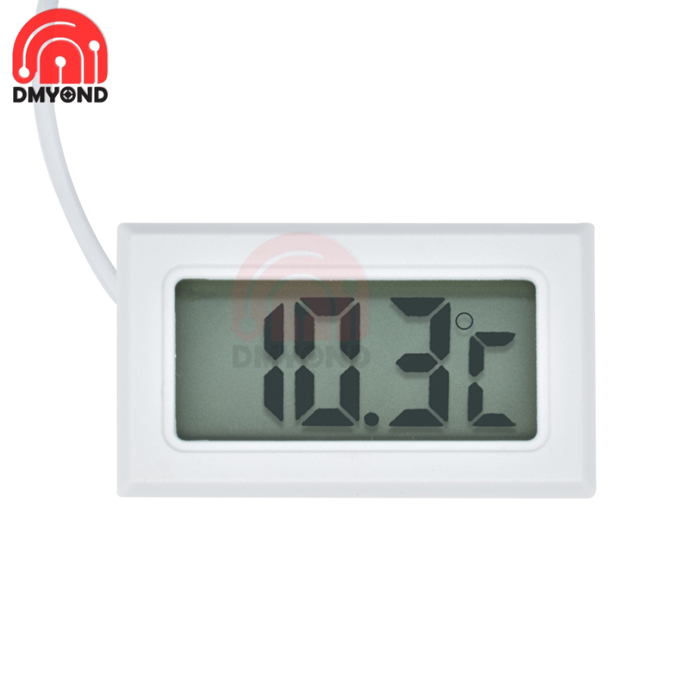 Fy-10 Mini Fridge Freezer Probe Sensor Digital Lcd Thermograph For ...