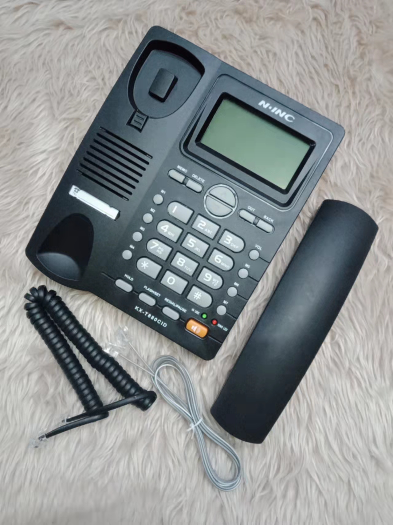 GP1 KX-T880CID Conference Phone Dual-port Extension Set Corded Tel. With Caller ID Display With ...