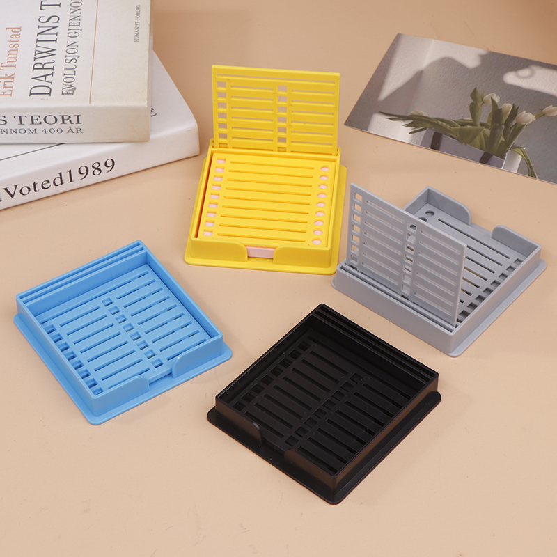 Sticky Note Dispenser Home Desktop Sticky Note Holder With Stencil ...