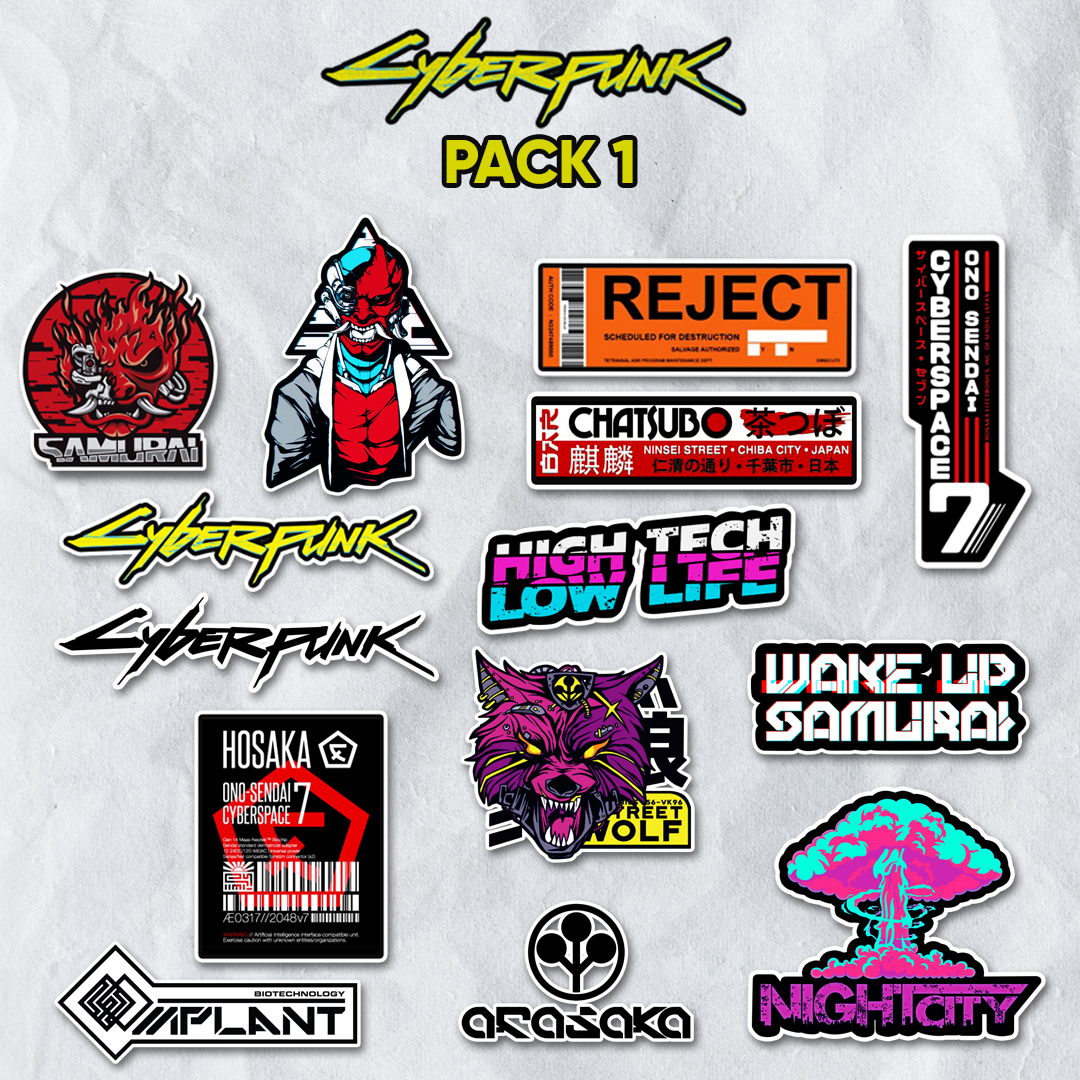 Sticker Cyberpunk / stiker anime waterproof | Lazada Indonesia