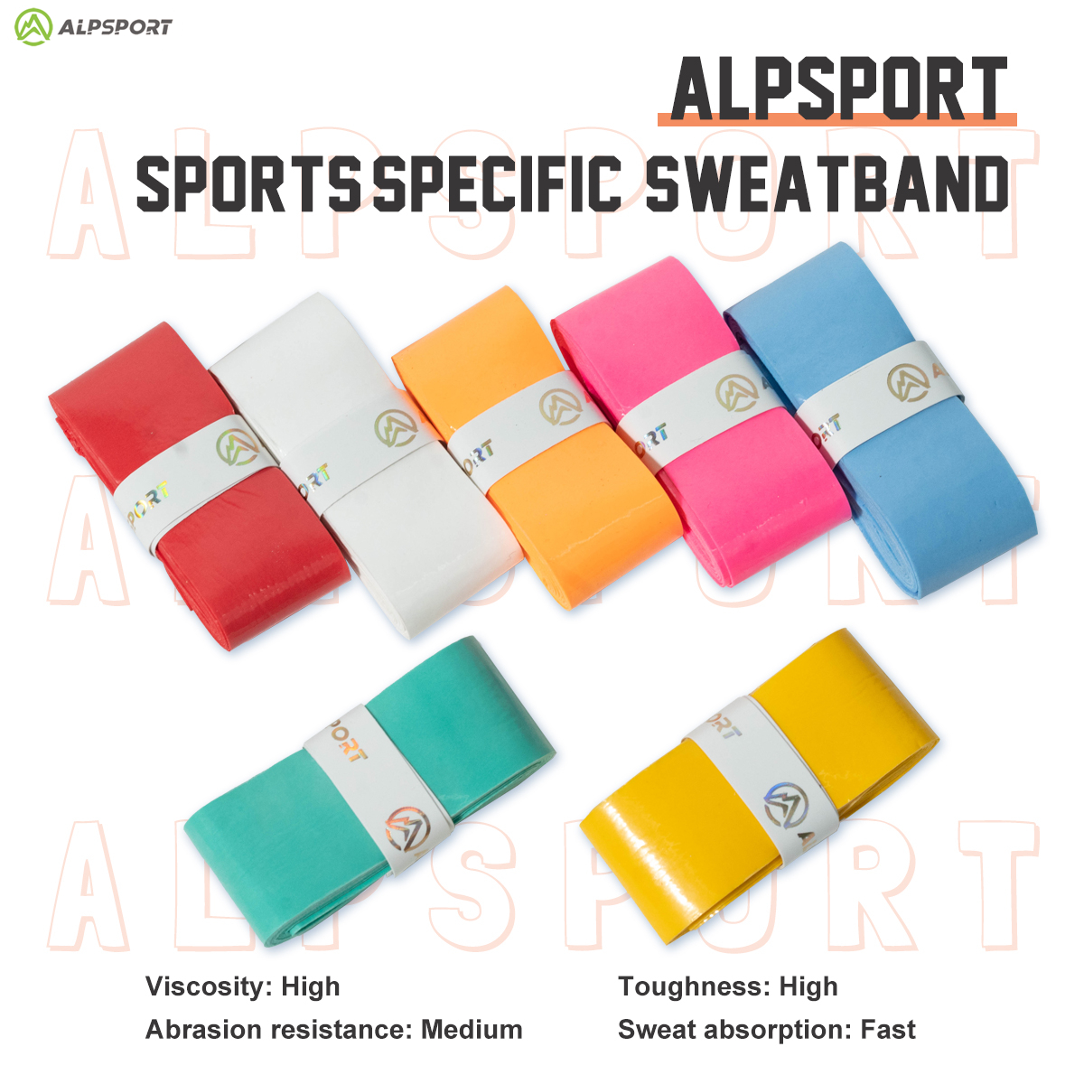 Alpsport AC006 PRO Tennis Racket Tape Badminton Grips Fishing rod grips ...