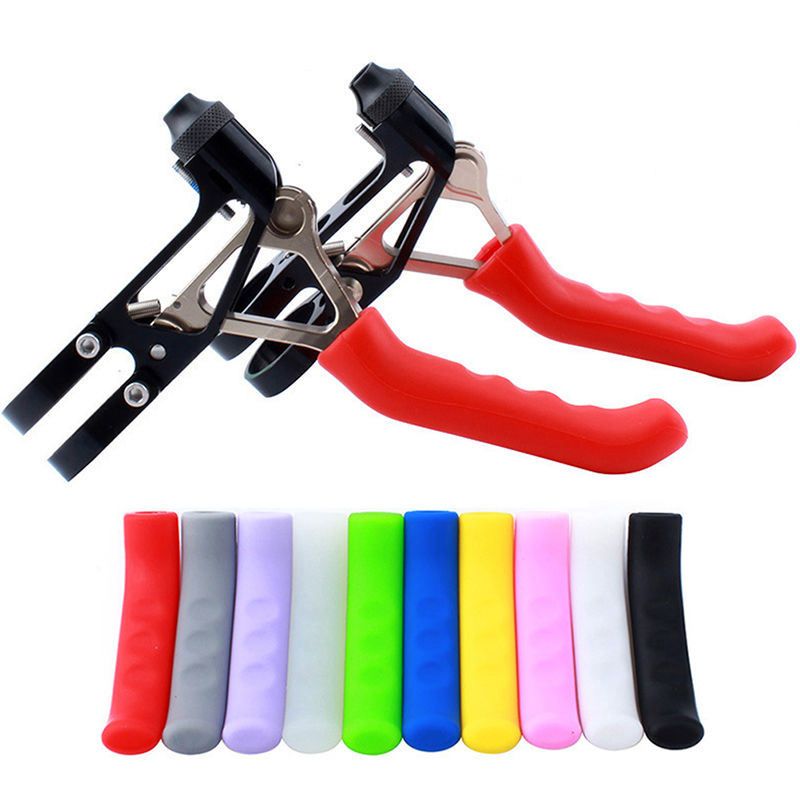 Bicycle Brake Handle Cover TPR MTB Grips Bicycle Handlebar Protect Cover Anti-slip Bicycle ...