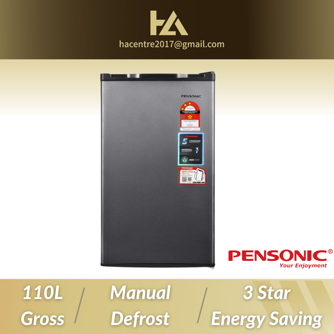 Pensonic 110L Single Door Refrigerator PRS1100 | Lazada