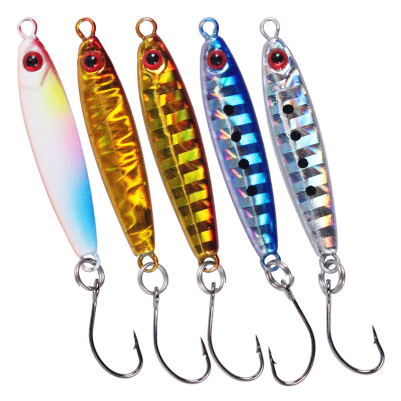 Micro Metal Jig 5g Shore Casting Jigging Lure Fishing Lure Bit ...