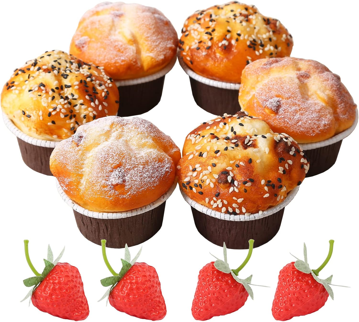 Artificial Cupcakes for Display, Realistic Food Desserts Pastries for ...