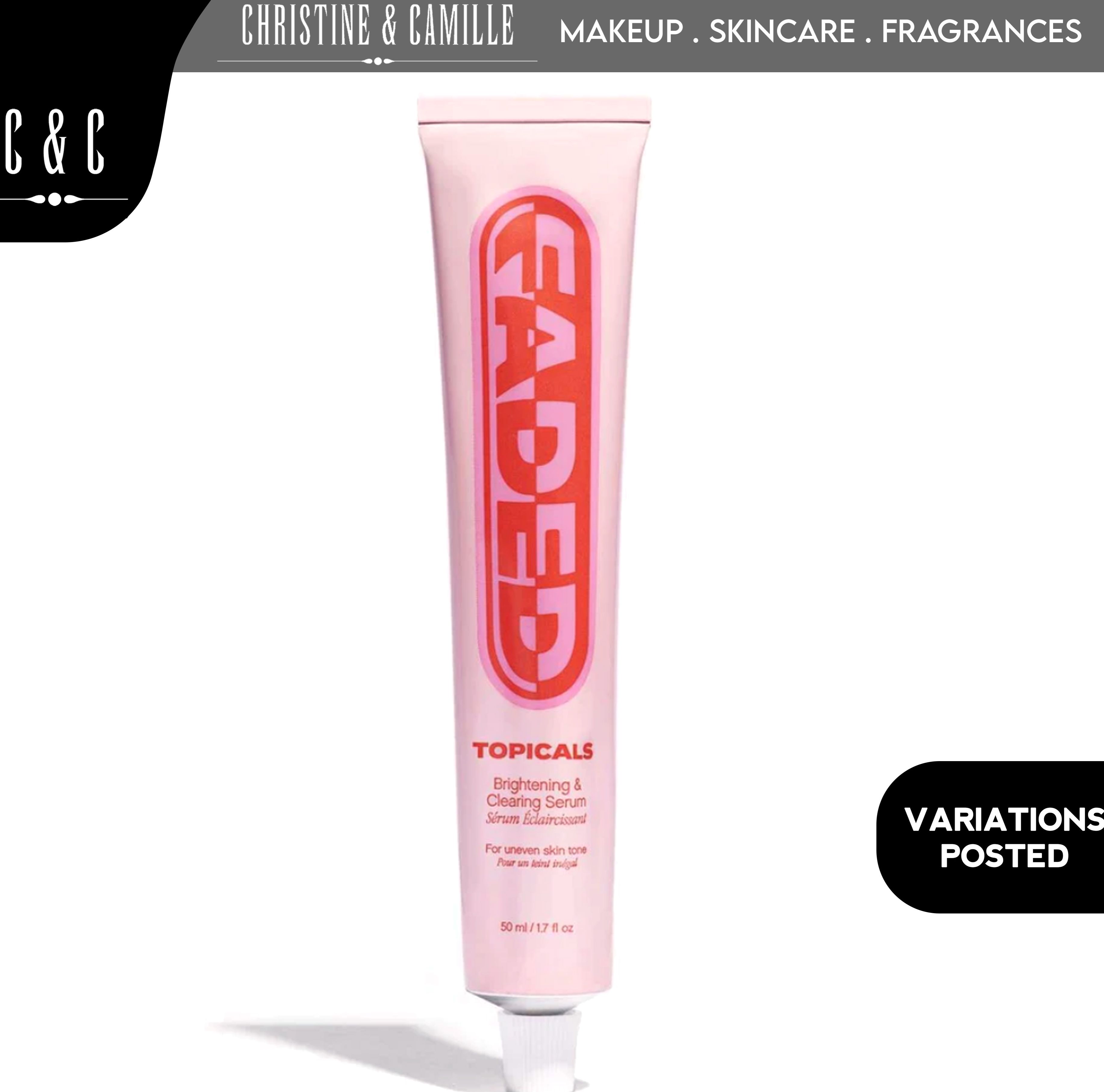 Authentic TOPICALS FADED Brightening & Clearing Serum | Sealed Active ...