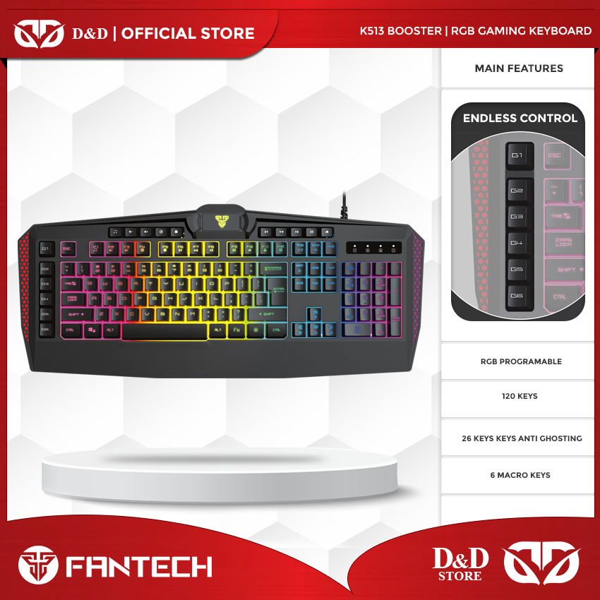 D&D | Fantech K513 Booster RGB Gaming Keyboard | Lazada PH