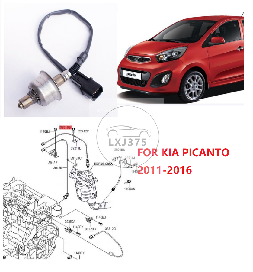 OXYGEN SENSOR FOR KIA PICANTO 2011 2012 2013 2014 2015 2016 | Lazada PH