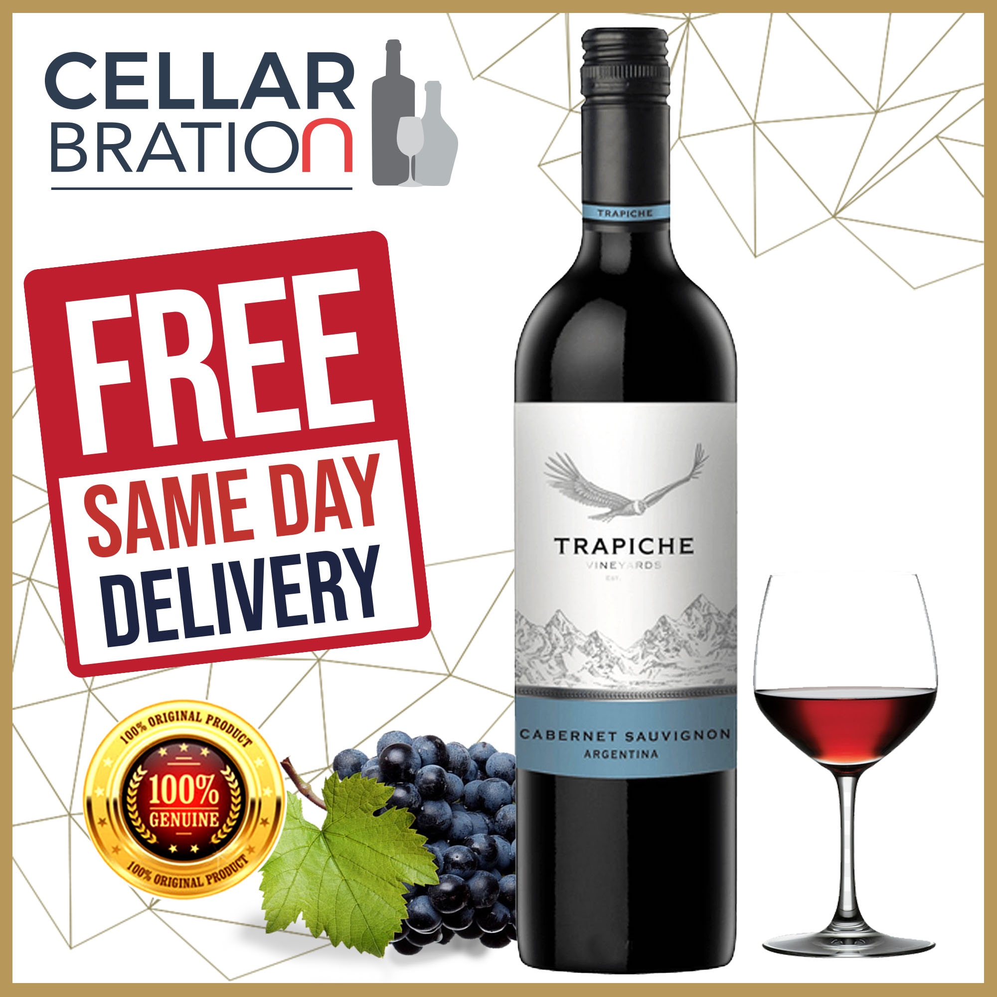 Trapiche Vineyards Cabernet Sauvignon Red Wine 750ml | Lazada Singapore