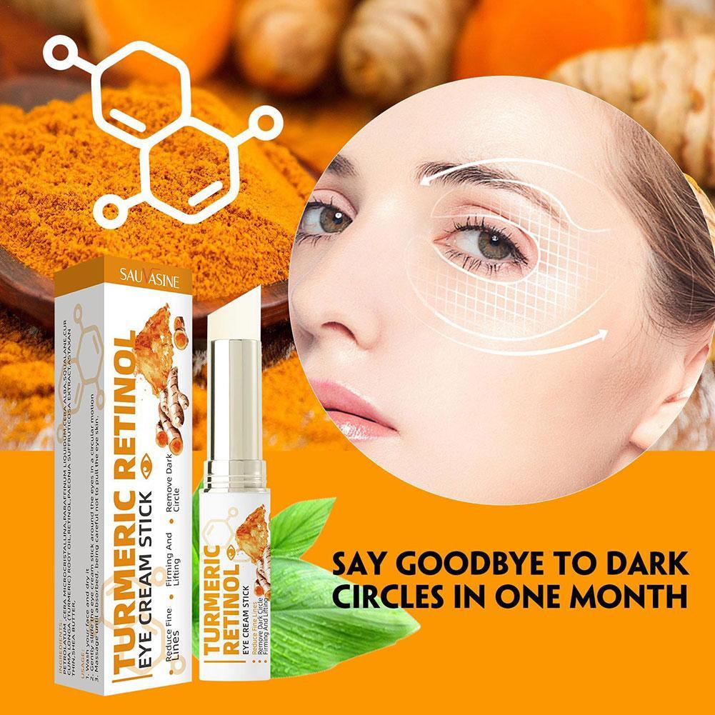 Turmeric Eye Cream Stick Removal Fat Granules Brightening Eyes Anti ...