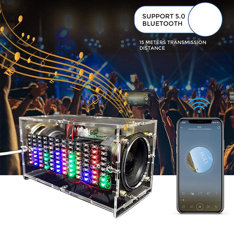 Bluetooth Speaker Kit DIY Soldering Project Spectrum USB Mini ...