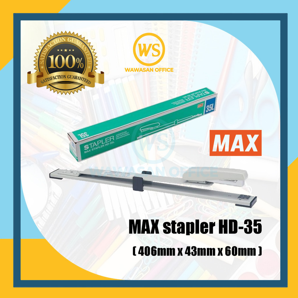Max Stapler HD-35L / Long Stapler / Booklet Stapler / Long Arm Stapler ...
