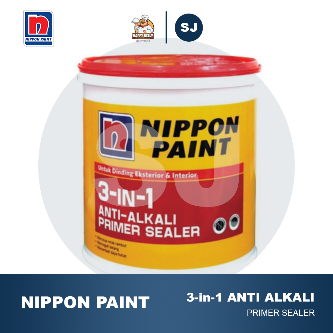 CAT NIPPON 3 IN 1 ANTI ALKALI PRIMER SEALER CAT DASAR TEMBOK 20ltr ...