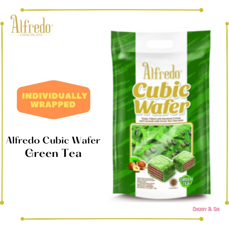 [FREE SHIPPING ] Alfredo Cubic Wafer with Hazelnut Milk/ Dark/ Green ...