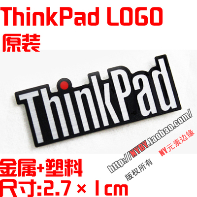【Free shipping】 Ibm 25th Anniversary Thinkpad Nameplate Metal Sticker ...