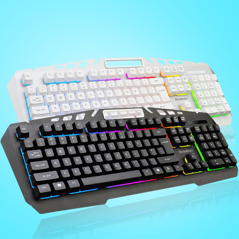 Doctoral K330 Metal Luminous Wired Game Keyboard, Desktop Home Laptop ...