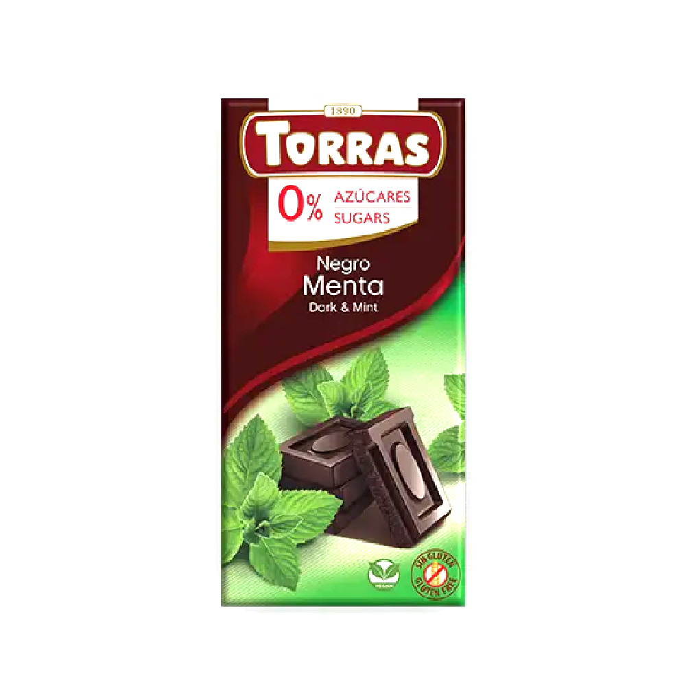 Torras Dark Chocolate With Mint 75gm imported orignal | Daraz.pk