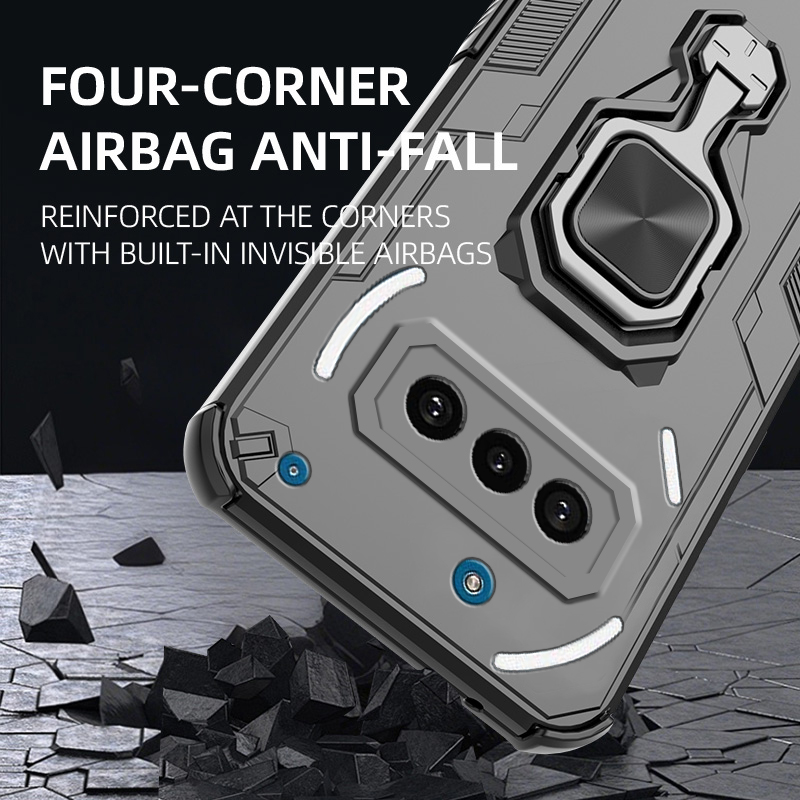 Tokifu For Nothing Phone 3A Soft TPU+Hard PC Fashionable Anti Drop and ...