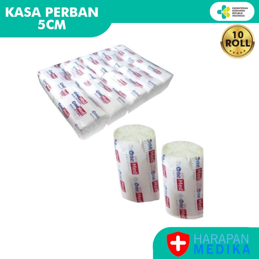 Kasa Verban 5cm x 4 yard Onemed / Kasa Perban / Kasa Gulung | Lazada ...