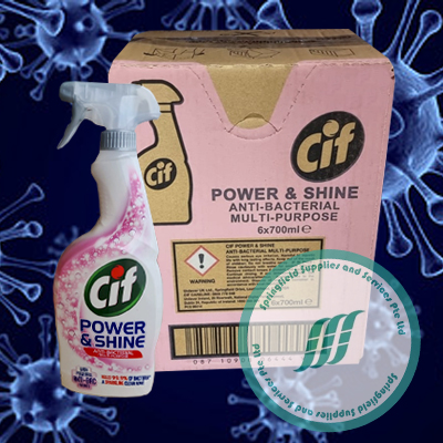CIF Multipurpose POWER & SHINE 700ml (Anti-bacterial) x6 bottle /Carton ...