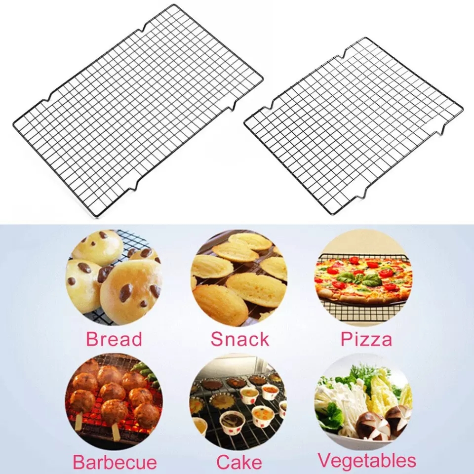 Cake Cooling Tray Rack Grid Net Bread Stand Tool Holder Shelf Bakeware ...