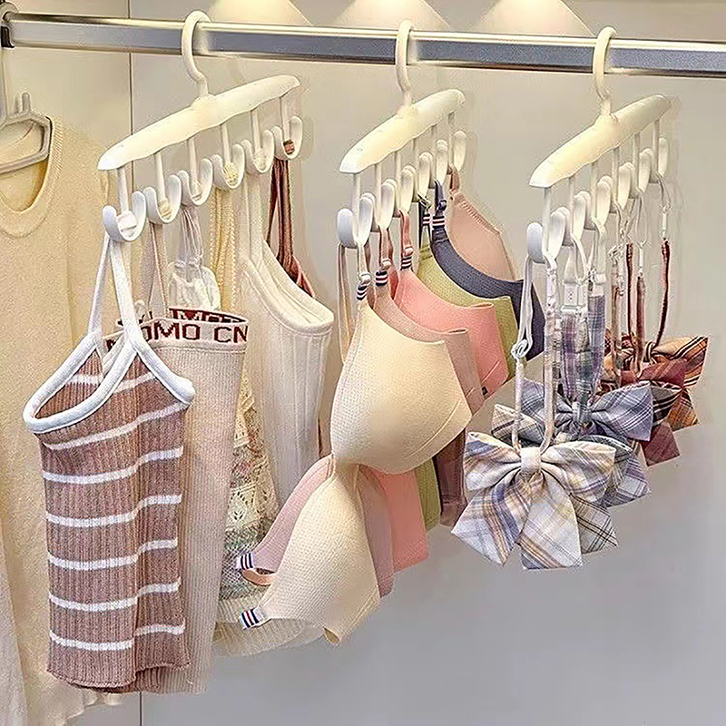 1PC Bra Hanger For Closet,360°Rotating Multi-Functional Racks With Hook ...