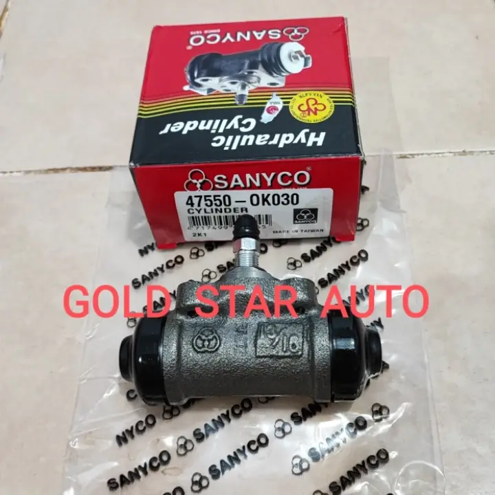 WHEEL CYLINDER REAR BLOK REM BELAKANG TOYOTA INNOVA 47550-OK030 SANYCO ...