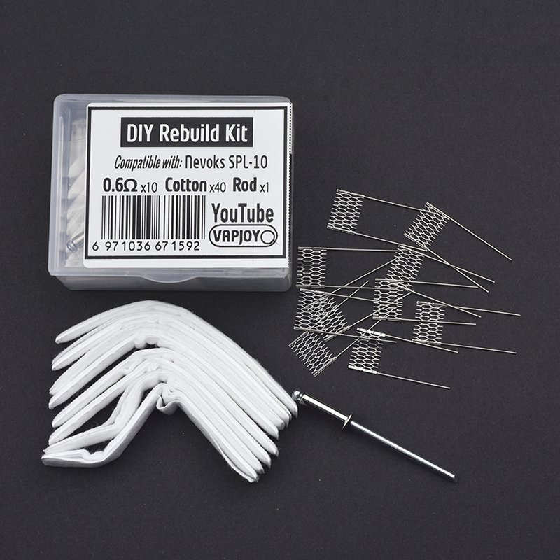 DIY Rebuild Kit nevoks SPL-10 0.6ohm Mesh Coil Resistance Wire ...