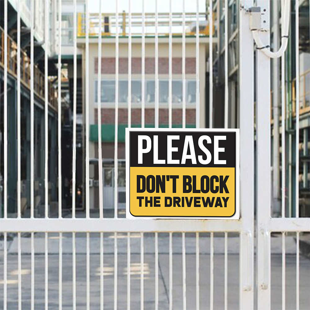 Dsign 1pc., 3pcs. or 5pcs. l Please Don't Block the Driveway 8x10 ...