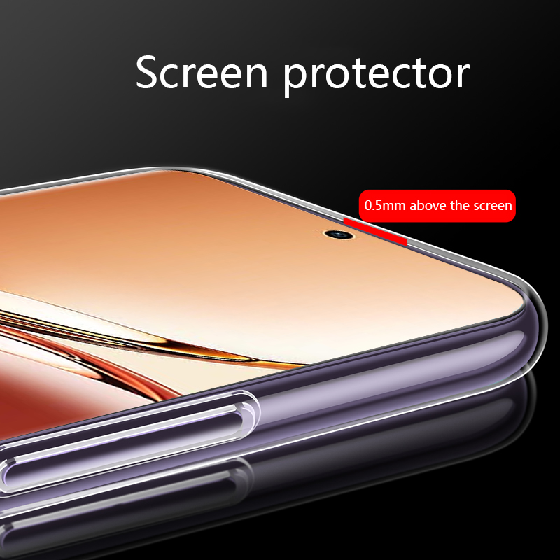 Biruiqu For OPPO F27 Pro/ F27 Pro + Back Cover Soft Casing Transparent ...