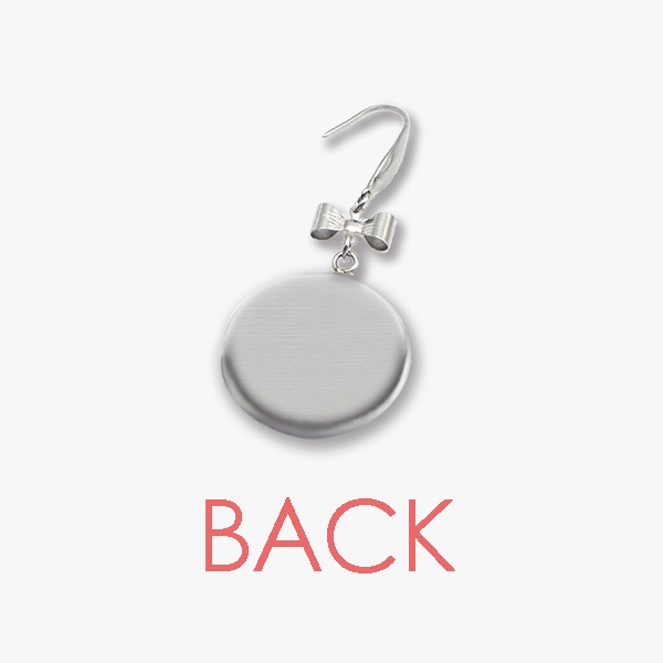 korean map seoul and busan bow ears drop stud pierced hook | Daraz.com.np