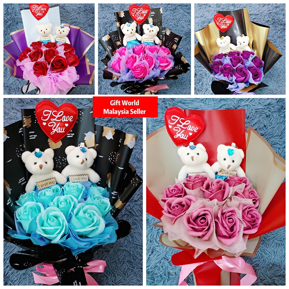 BOUQUET BAJET FLOWER / SURPRISE GIFT BOUQUET FLOWER CHOCOLATE **READY ...