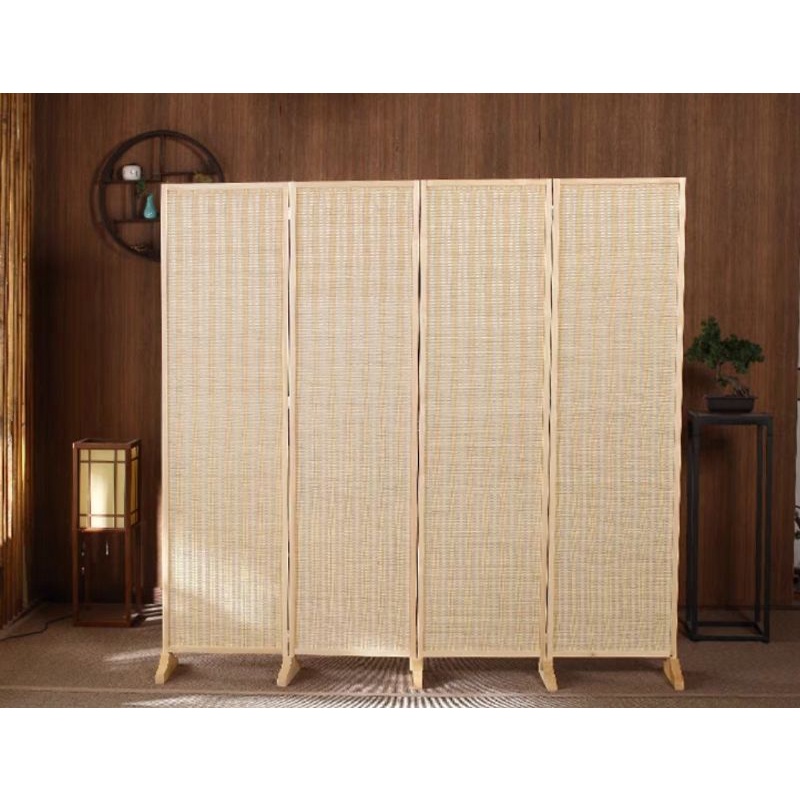 Folding screen divider, living room partition, penghadang solat ...