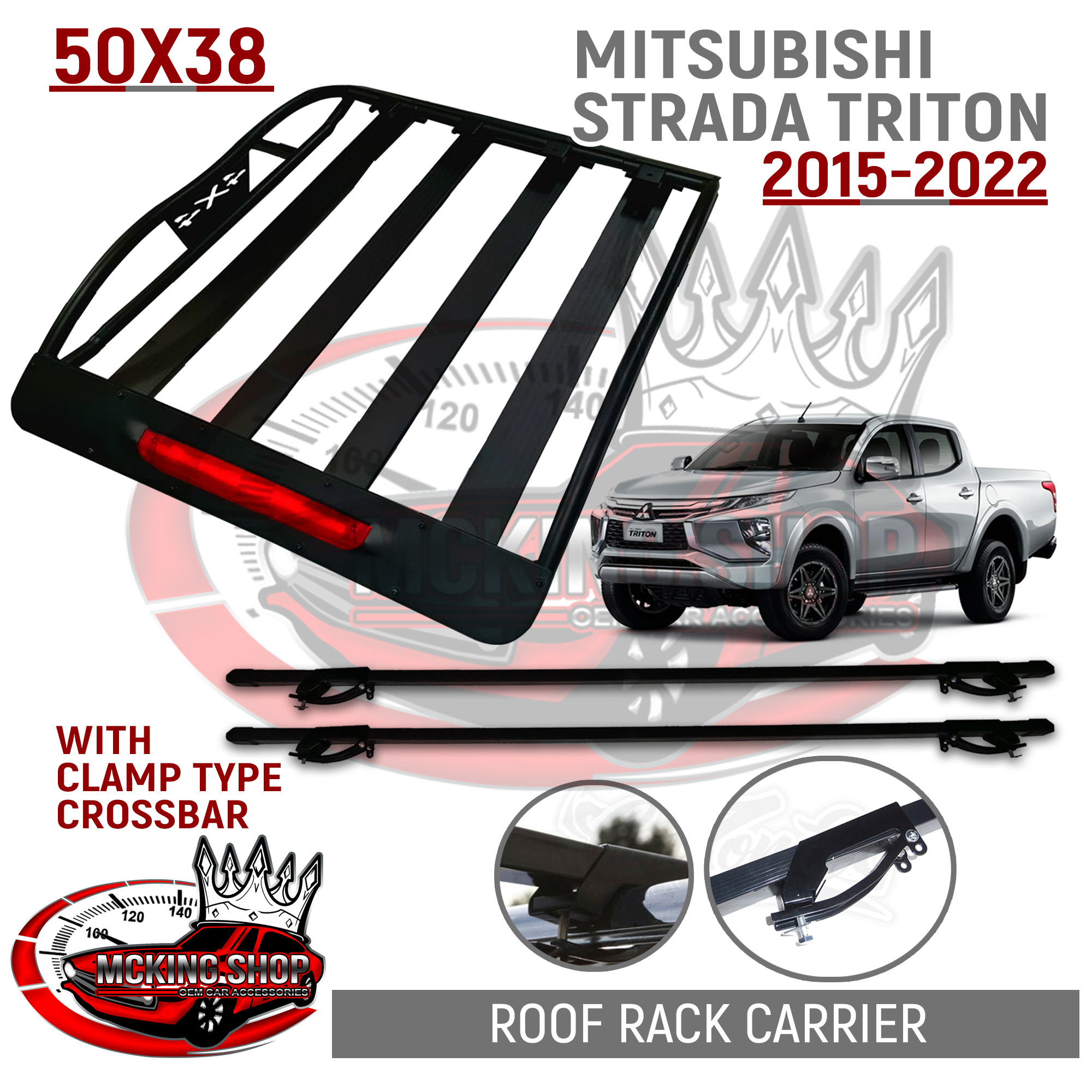 Mitsubishi Strada Triton 2015-2022 4x4 Aluminum Roof Rack / Roofrack ...