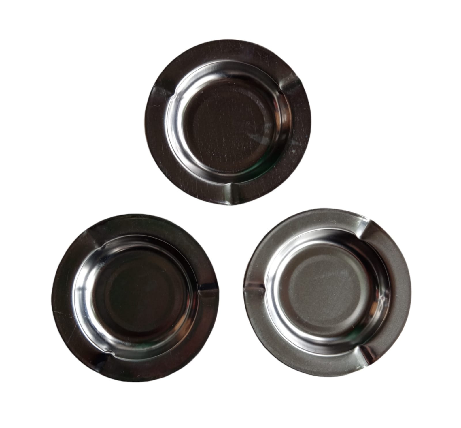 TEMPAT ASBAK STAINLESS // ASBAK BULAT STAINLESS SATUAN | Lazada Indonesia