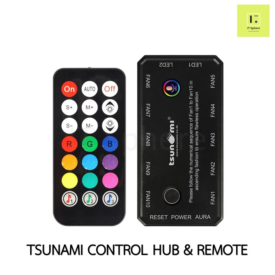 Tsunami Protector Series Control Hub & Remote Control X1 สึนามิ กล่อง ...