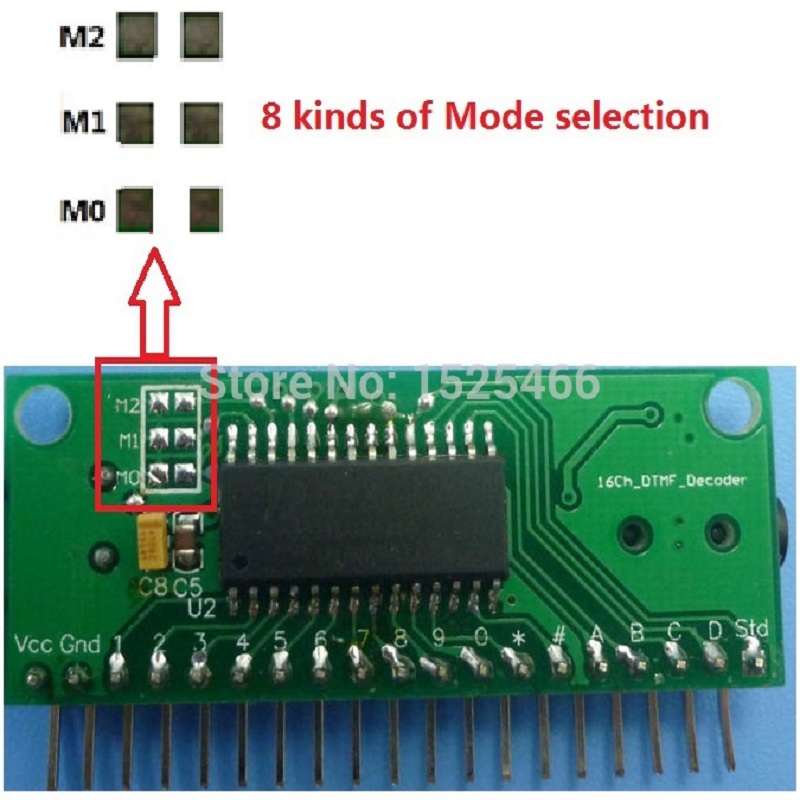【Best Price Guaranteed】 16 Channel Dtmf Mt8870 Audio Decoder Phone ...