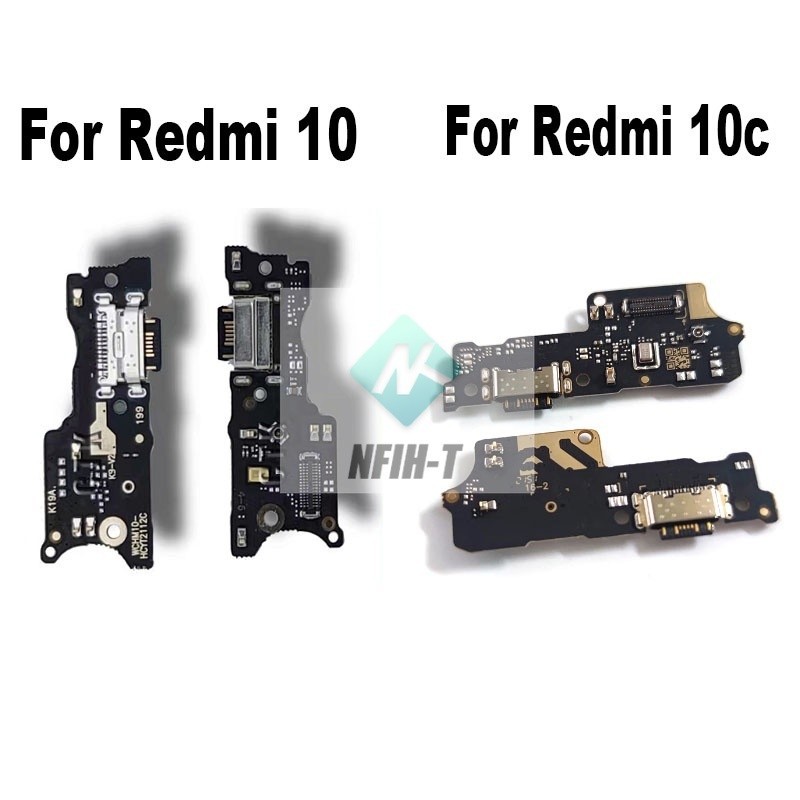 USB Charging Board Dock Port Flex Cable For Xiaomi Redmi 10 / 10C / 10 ...