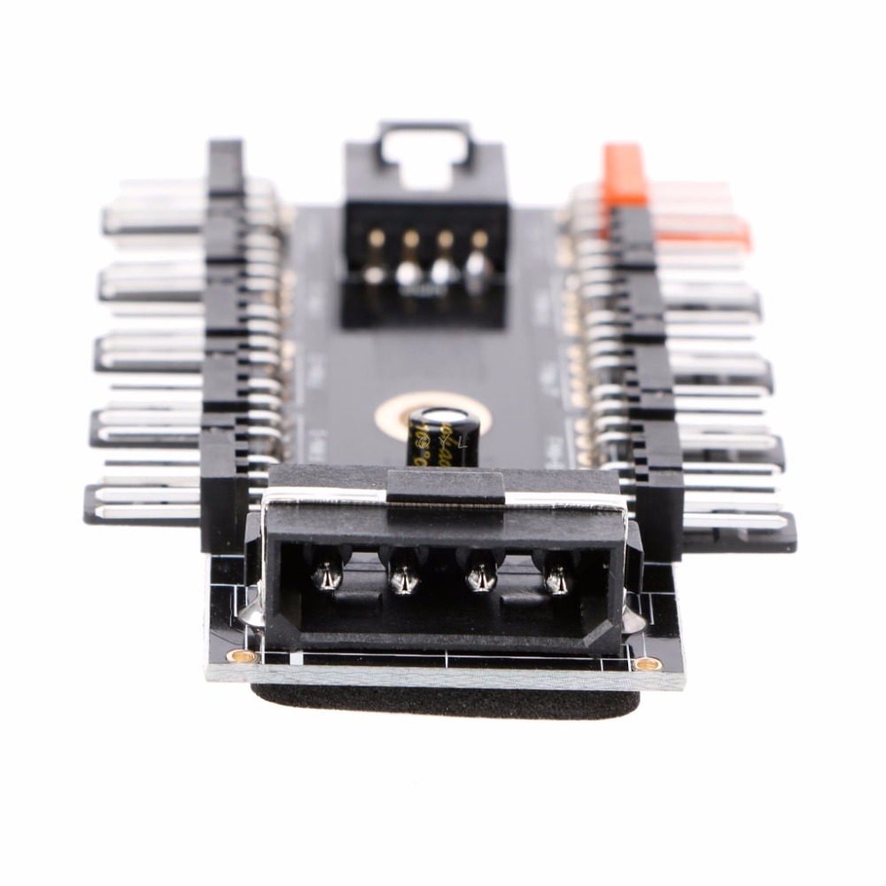 【0ddf02d4】EVA Double-sided IDE Molex To Way PWM Cooling Fan Hub 4-Pin ...
