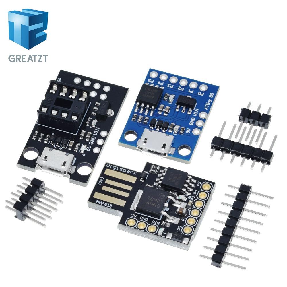 【Hot New Release】GREATZT Blue Black TINY85 Digispark Kickstarter Micro Development Board ...