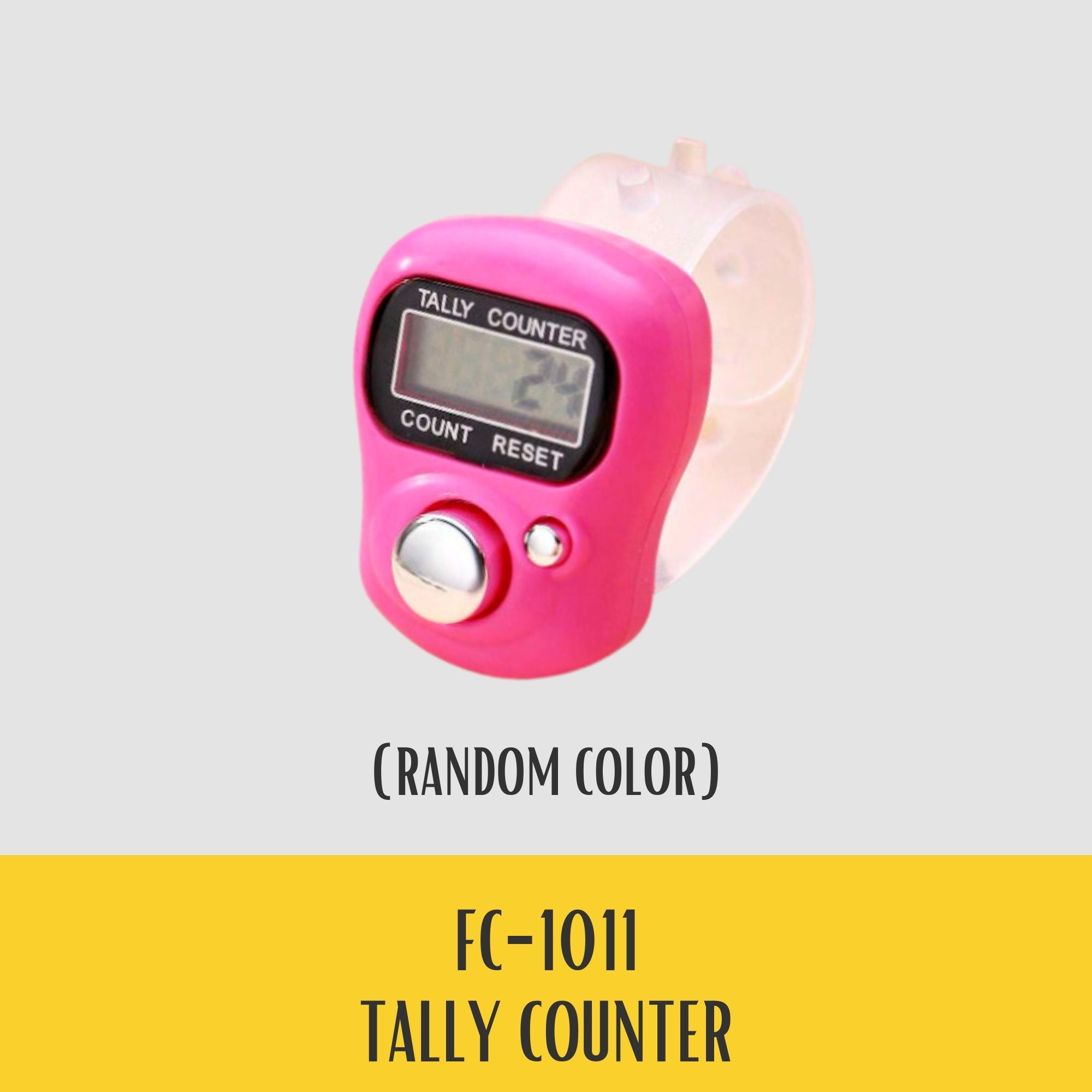 Lcd Lightweight Digital Tasbih Tally Counter Finger Clicker Compact Small For Workout Jogging Fc