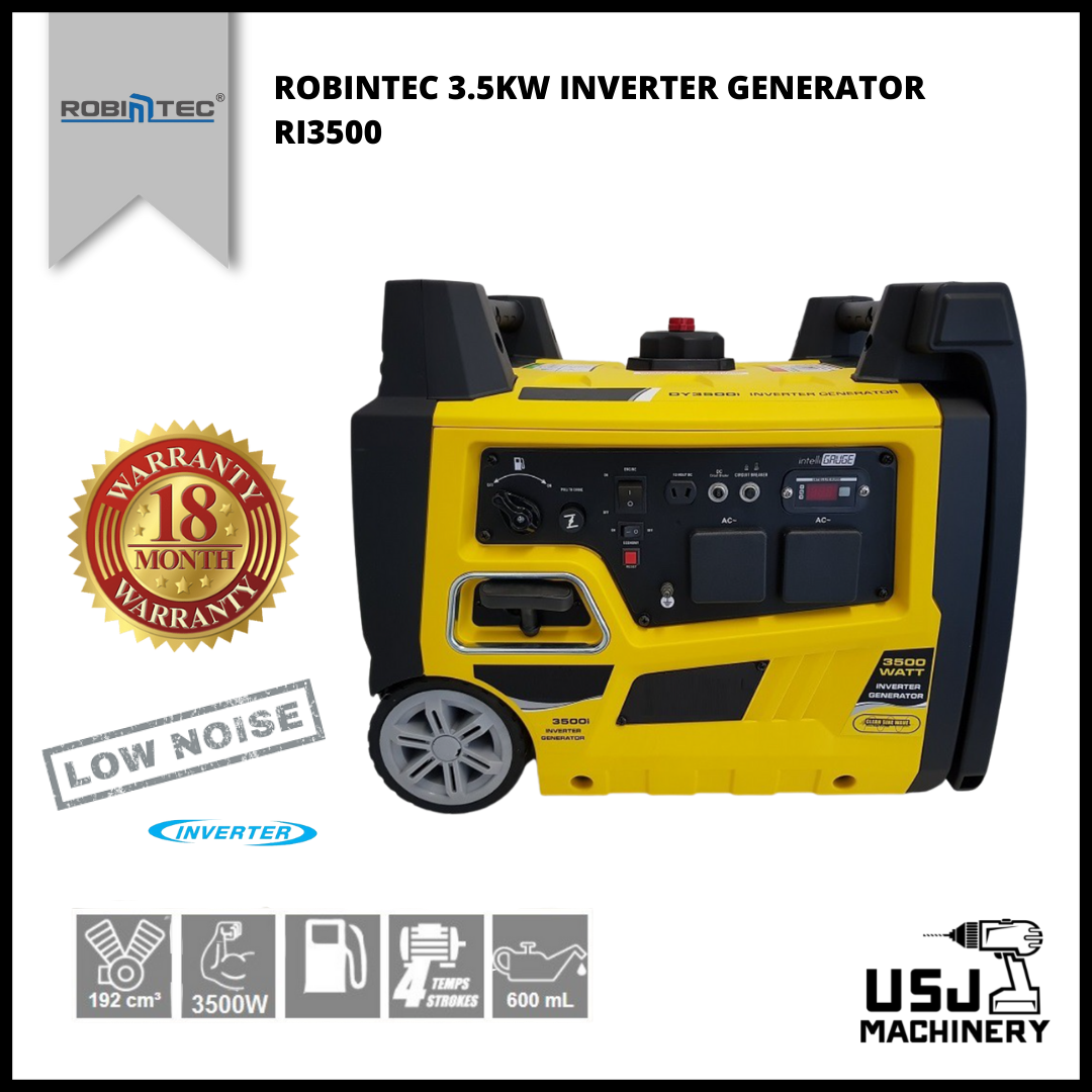 Robintec 3.5KW Inverter Generator RI3500 | 18 Months Warranty | Lazada
