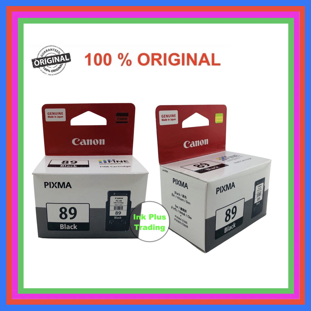 Original Canon Ink Cartridge PG-89 / CL-99 For Canon Pixma E560 and ...