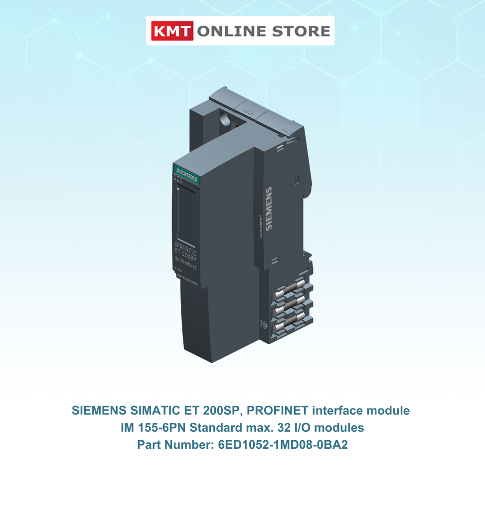 SIEMENS SIMATIC ET 200SP, PROFINET interface module IM 155-6PN Standard ...