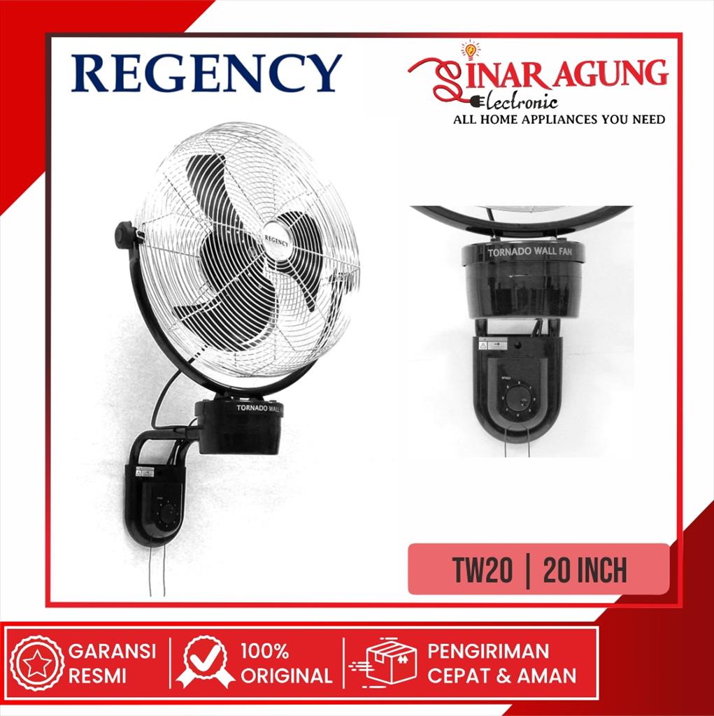REGENCY TW20 / TW-20 KIPAS ANGIN DINDING - GARANSI RESMI | Lazada Indonesia