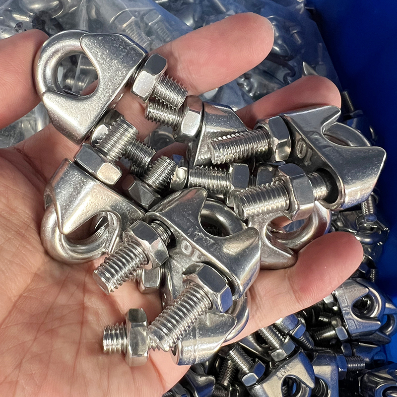 1~3pcs U Type Wire Rope Clamp Cable Bolts M2 M3 M4 M5 M6 M8 M10 M12 M14 ...