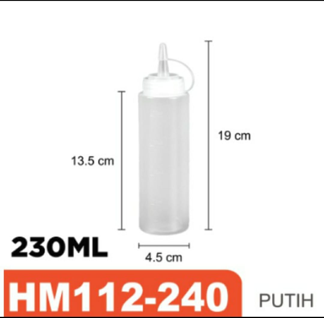Botol Saus / Botol Sauce Mayonaise / Botol Kecap / Botol Cuka | Lazada ...