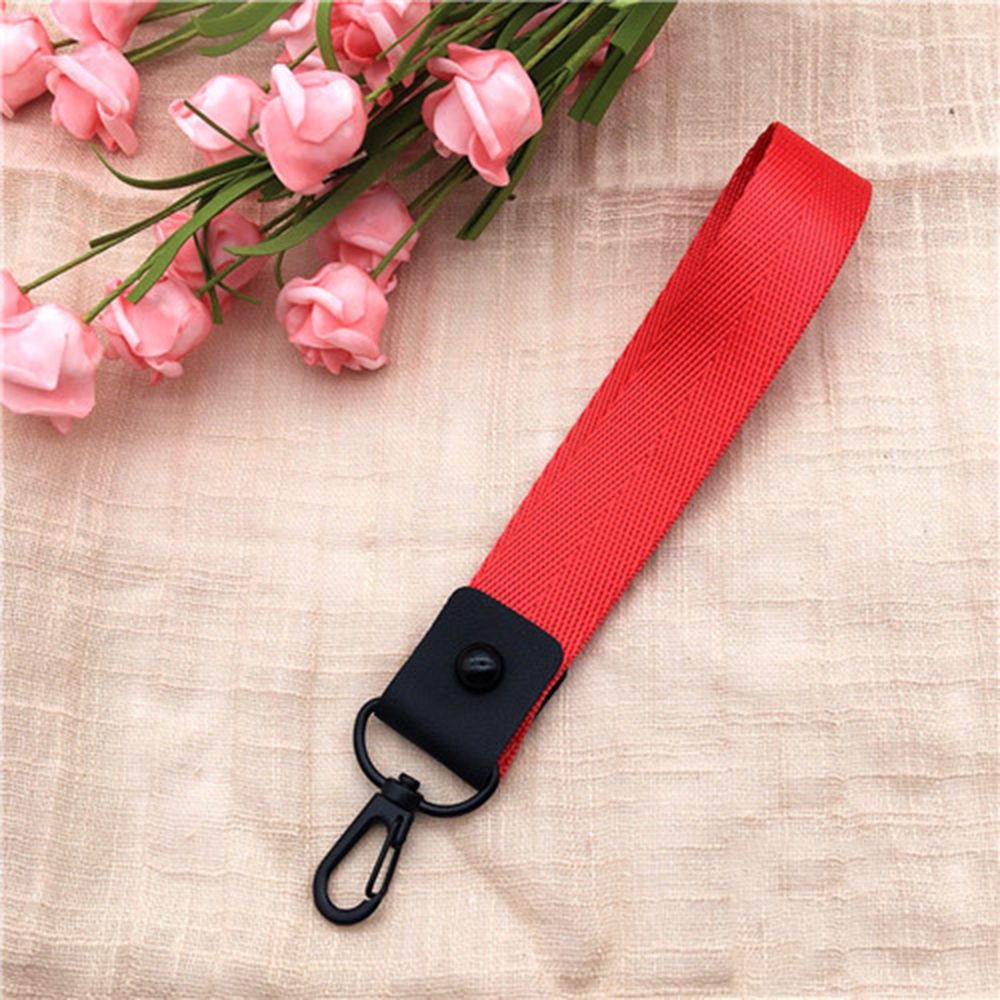 Tag Solid Color Hang Holder ID Card Key Rope Lanyards Wrist Band Mobile ...