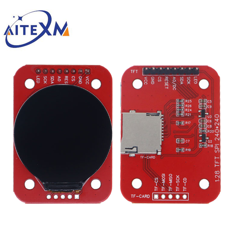 【Seasonal Sale】 TFT Display 1.28 Inch TFT LCD Display Module Round RGB ...